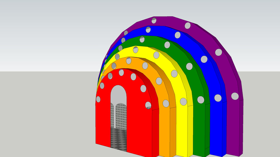 Rainbow House! | 3D Warehouse