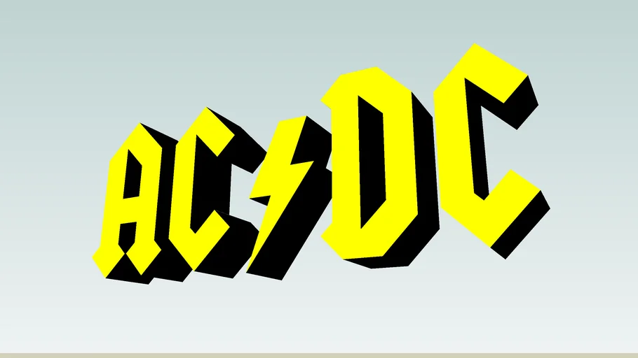 AC/DC Logo | 3D Warehouse