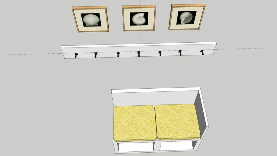 Foyer bench | 3D Warehouse