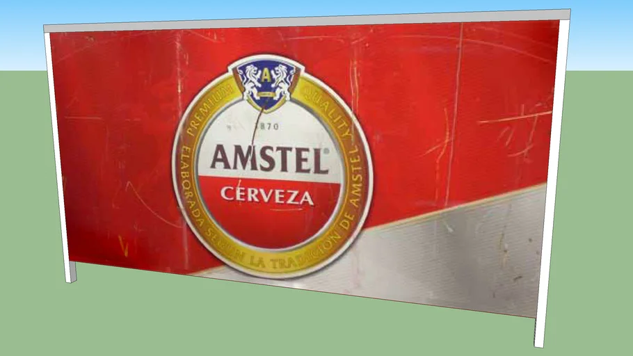 Barra 190cm Bar Plegable Metalica Chapa Feria Cerveza Amstel _ PhotoPum ...