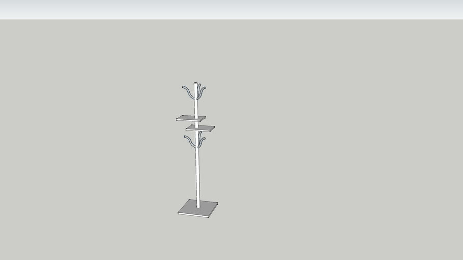 perchero con repiza | 3D Warehouse