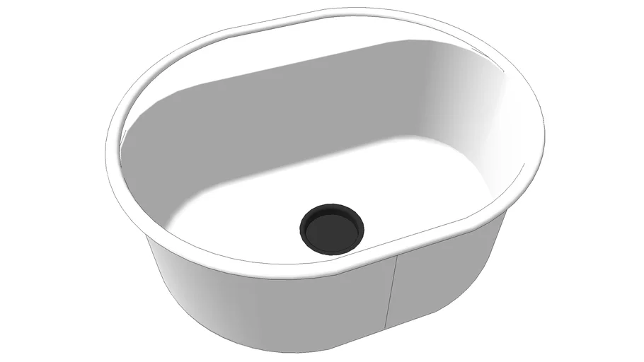 Metro 35 Laundry Tub | 3D Warehouse