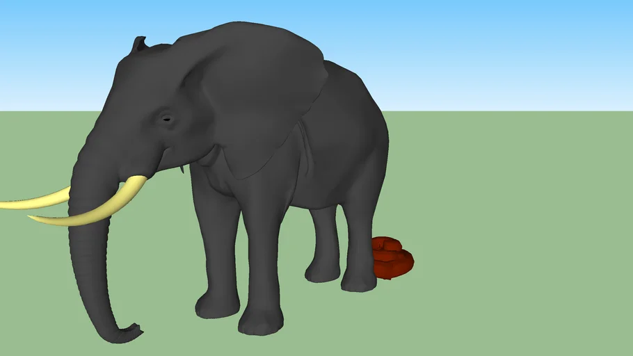 ELEPHANT POO! | 3D Warehouse