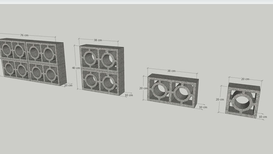 Roster/Lubang Angin Beton | 3D Warehouse