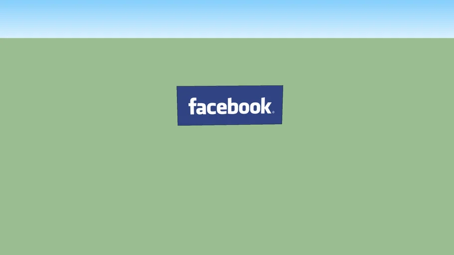 Logo Facebook | 3D Warehouse