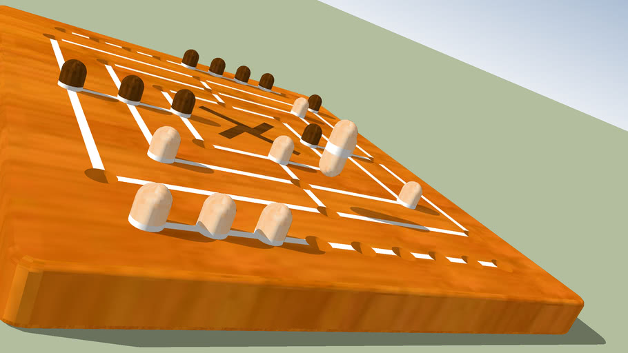 MILL GAME / jeu du moulin | 3D Warehouse