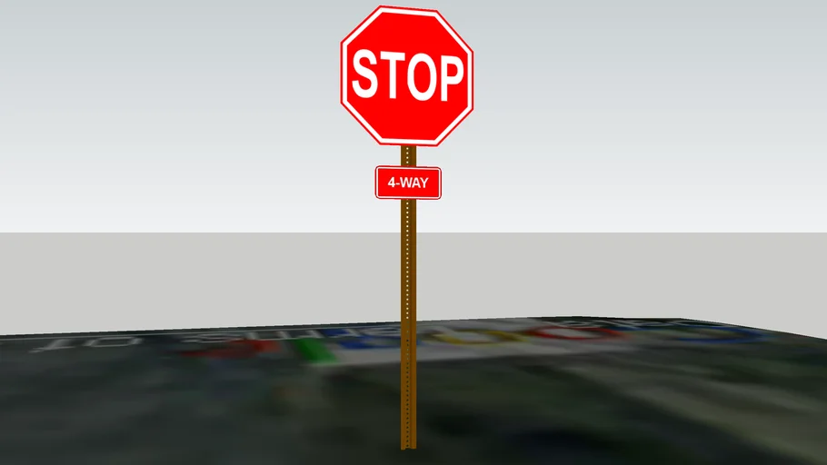 Stop Sign | 3D Warehouse