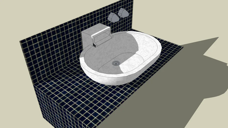 Stone sink | 3D Warehouse