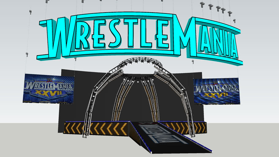 WWE WrestleMania 27 Stage | 3D Warehouse