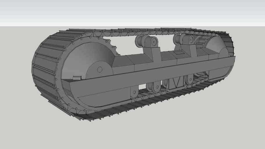 caterpillar track wheel assembly. | 3D Warehouse