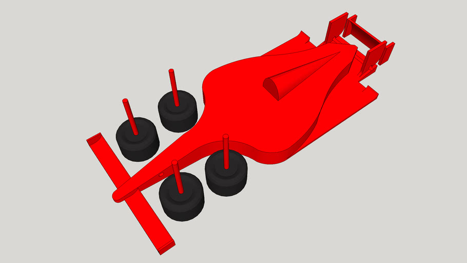 3D-printable F1 car (solid) | 3D Warehouse