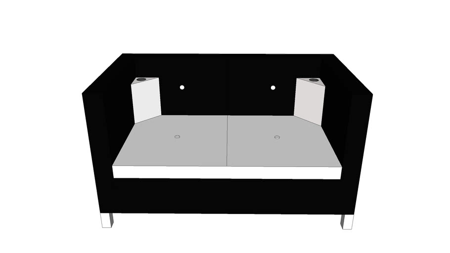 Modern Loveseat Sofa | 3D Warehouse