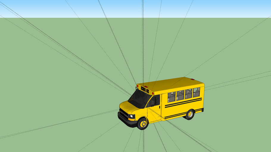 1997-2002 GMC Savana Wayne Busette School Bus Fanmade | 3D Warehouse