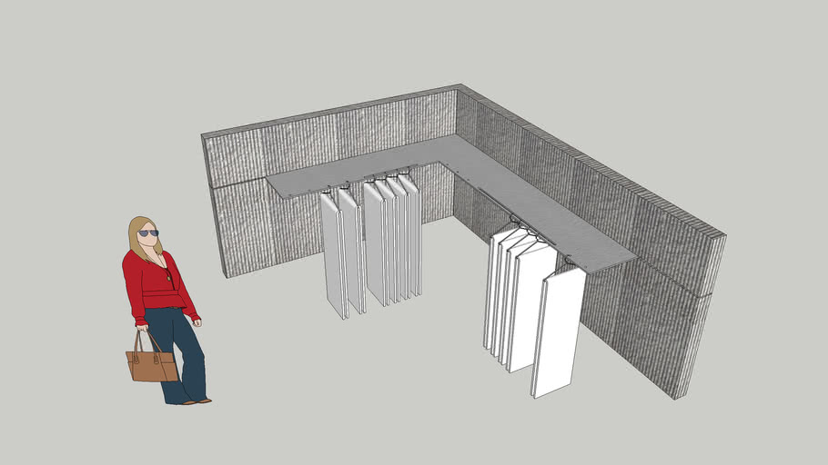 contemporary retail display | 3D Warehouse