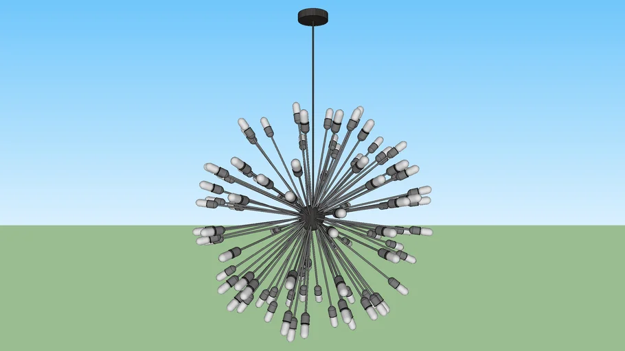 Sputnik Chandelier | 3D Warehouse