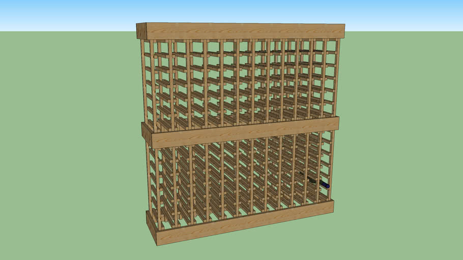 Large wine rack | 3D Warehouse