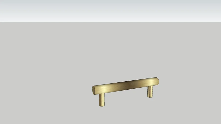 Poignée circulaire laiton | 3D Warehouse