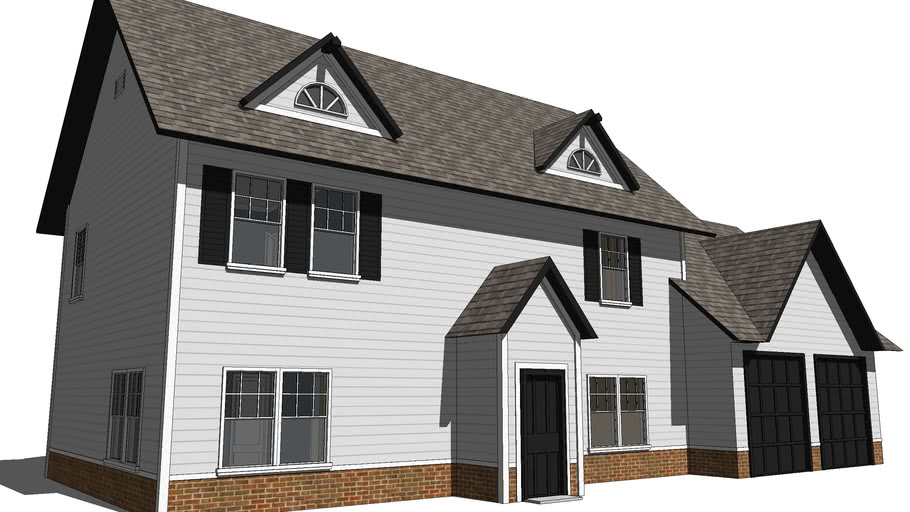 Colonial House | 3D Warehouse