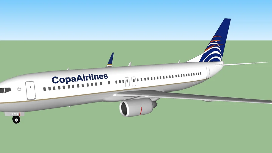 Copa Airlines (2013) - Boeing 737-800 | 3D Warehouse