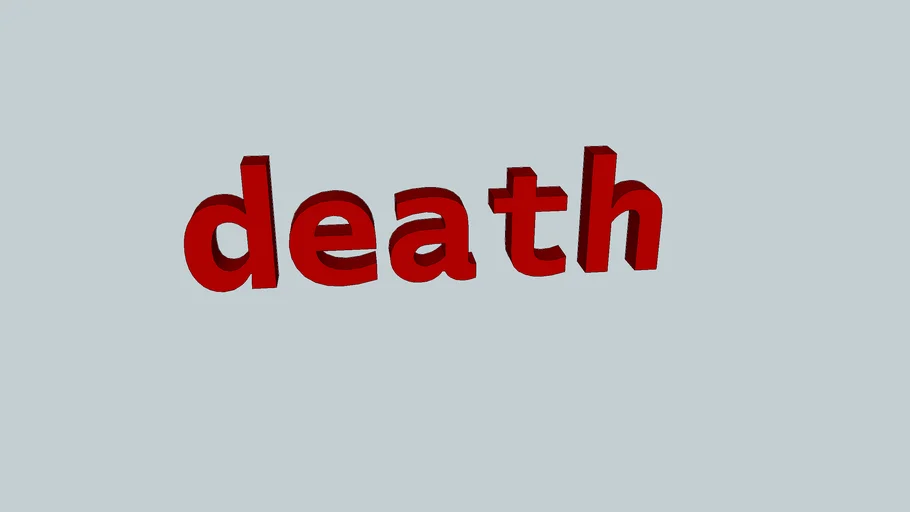 death | 3D Warehouse