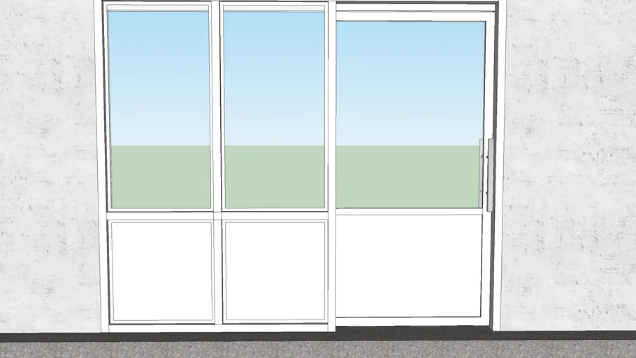 Aluminium Partititon | 3D Warehouse