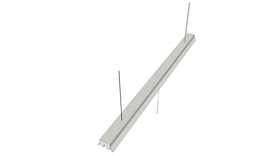8' LED Shop Light | 3D Warehouse