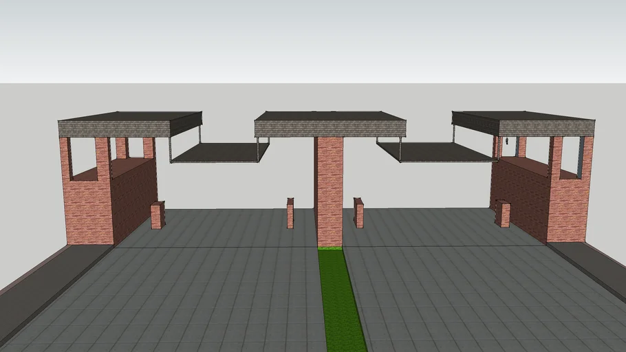 Mega Main Gate | 3D Warehouse