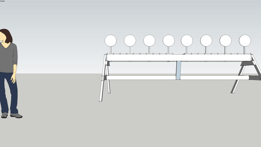 Reactive Target Stand | 3D Warehouse