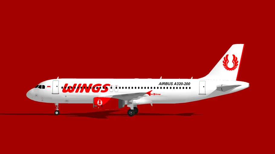 Wings Air Airbus A320-200 2 | 3D Warehouse