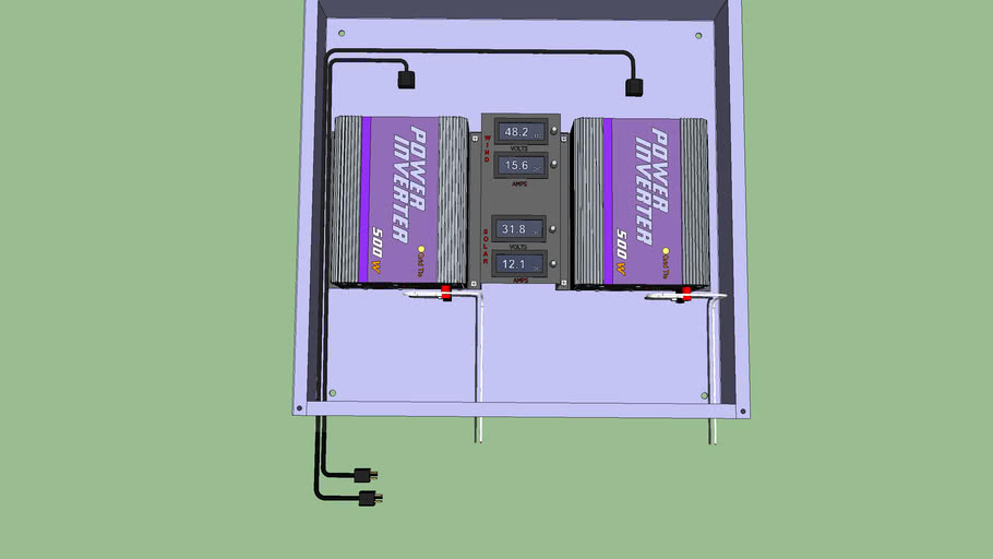 Grid Tie Inverter box for Solar and Wind generator | 3D Warehouse