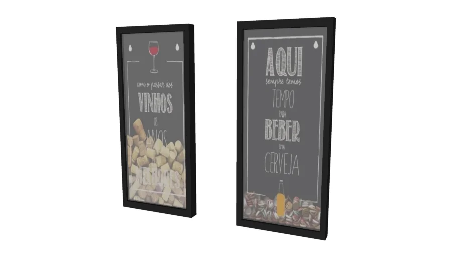 Quadro De Rolhas E Tampinhas 3d Warehouse
