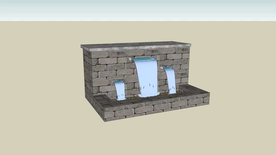 Three weir water | 3D Warehouse