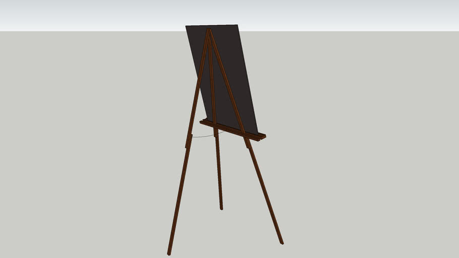 Presentation Easel | 3D Warehouse