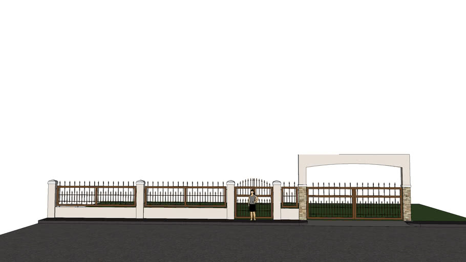 Gate and Fence | 3D Warehouse