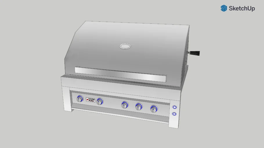 32' HUNTER BBQ GRILL | 3D Warehouse