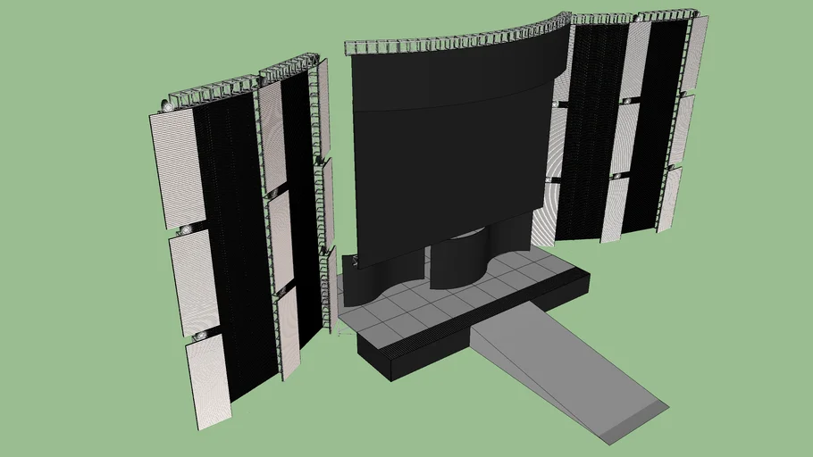 wwe Inc: wwe weekly show HD stage | 3D Warehouse