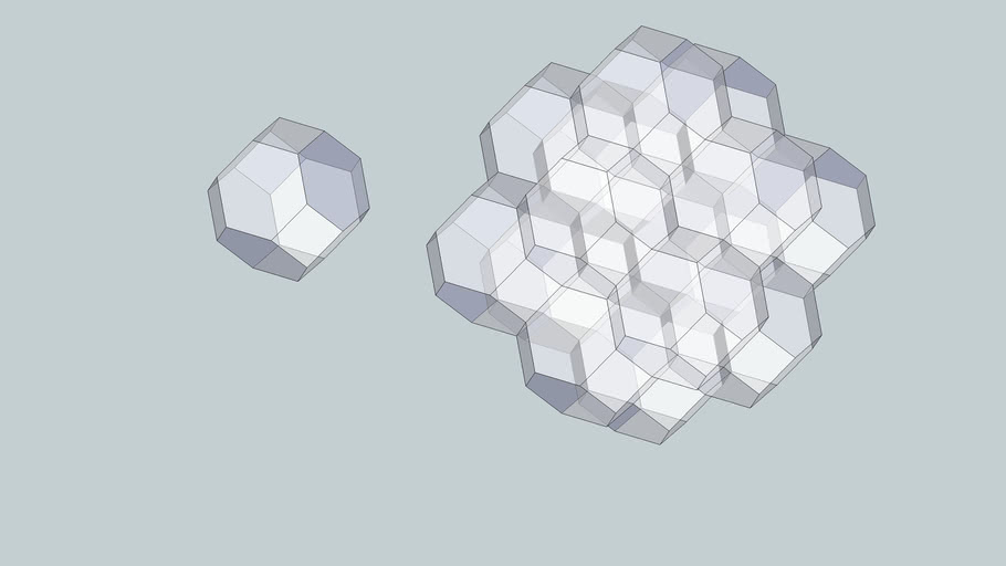 truncated octahedron | 3D Warehouse