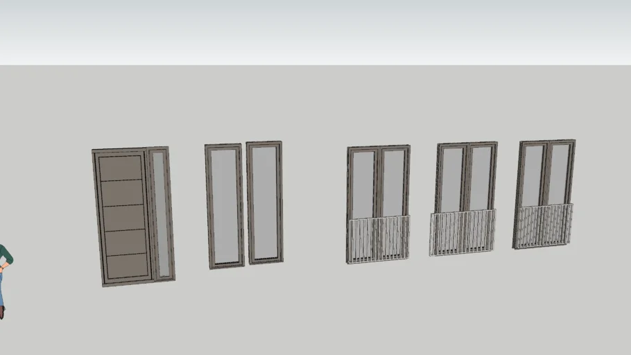 window and door | 3D Warehouse