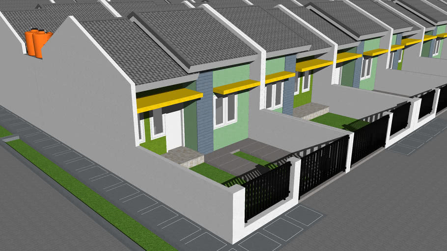 Rumah Tipe 38/72 | 3D Warehouse