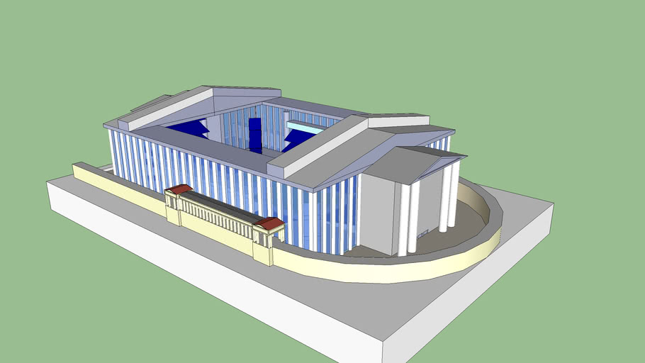 Soldier Field Redesign I (Roof Open) | 3D Warehouse