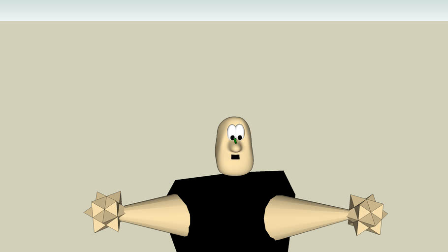Mike the cartoon person | 3D Warehouse