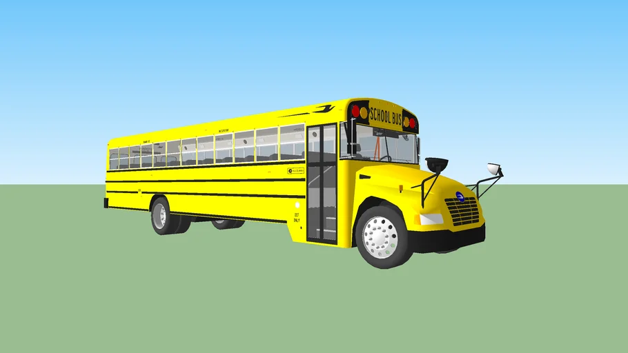 2014 Blue Bird Vision School Bus | 3D Warehouse