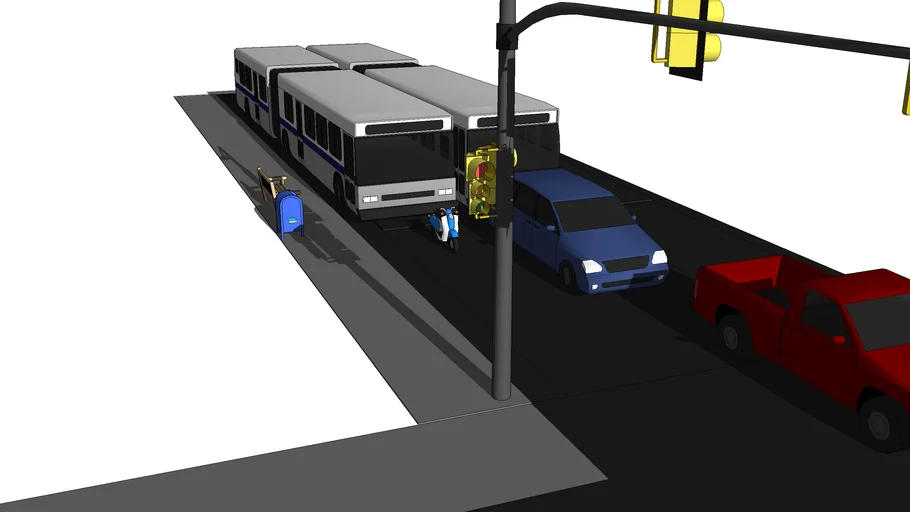 BUSy day (Finished Model) | 3D Warehouse