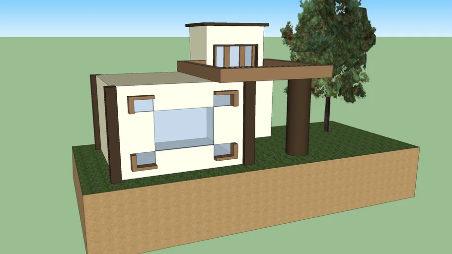 Modern Forest House | 3D Warehouse