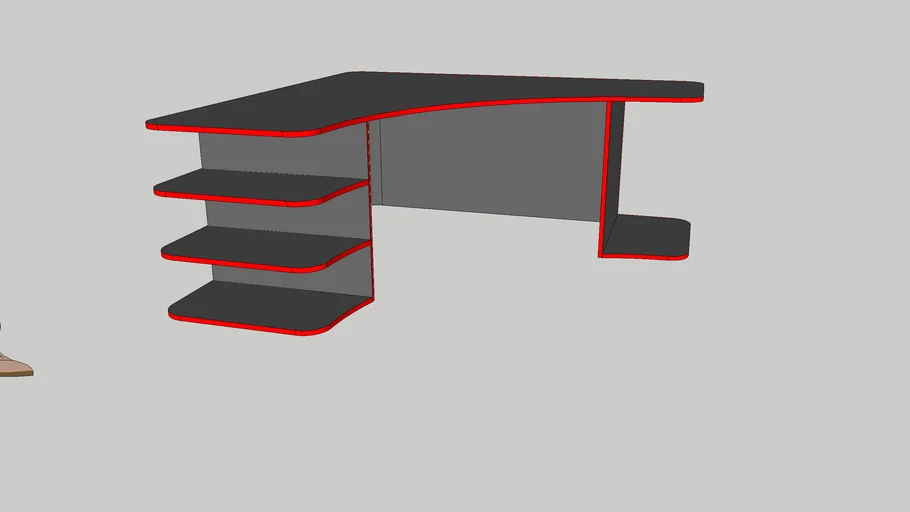 Gaming Desk | 3D Warehouse