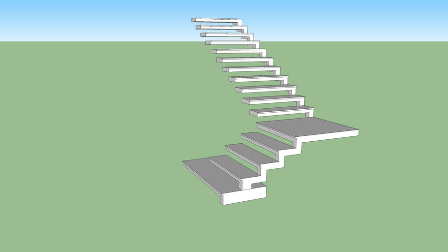 Escada em L | 3D Warehouse