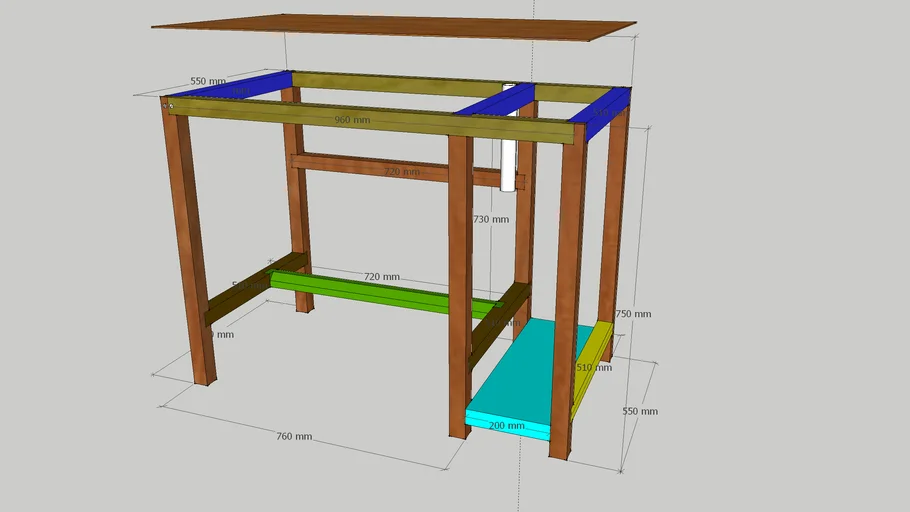 Connection ( PC TABLE ) | 3D Warehouse