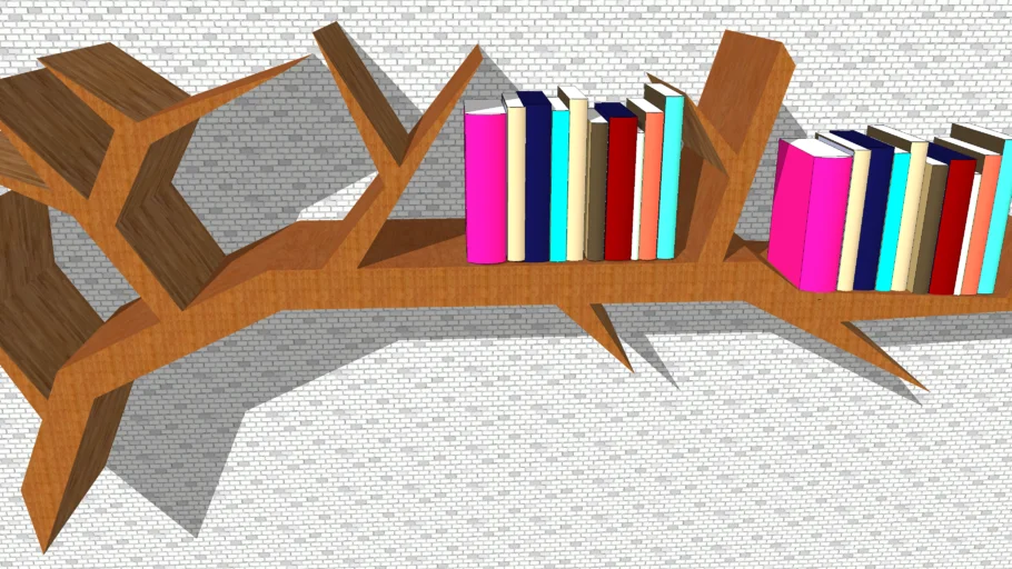 Tree Branch Bookshelves | 3D Warehouse