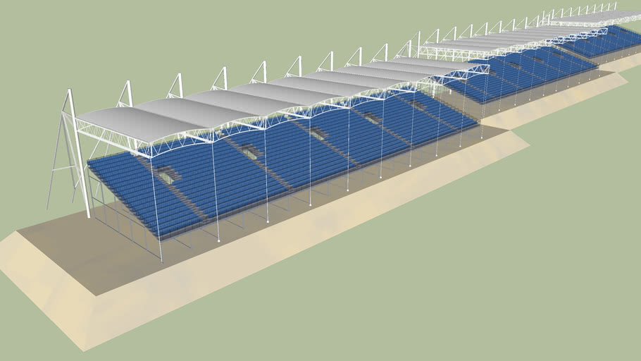 Bahrain International Circuit - University Grandstands | 3D Warehouse