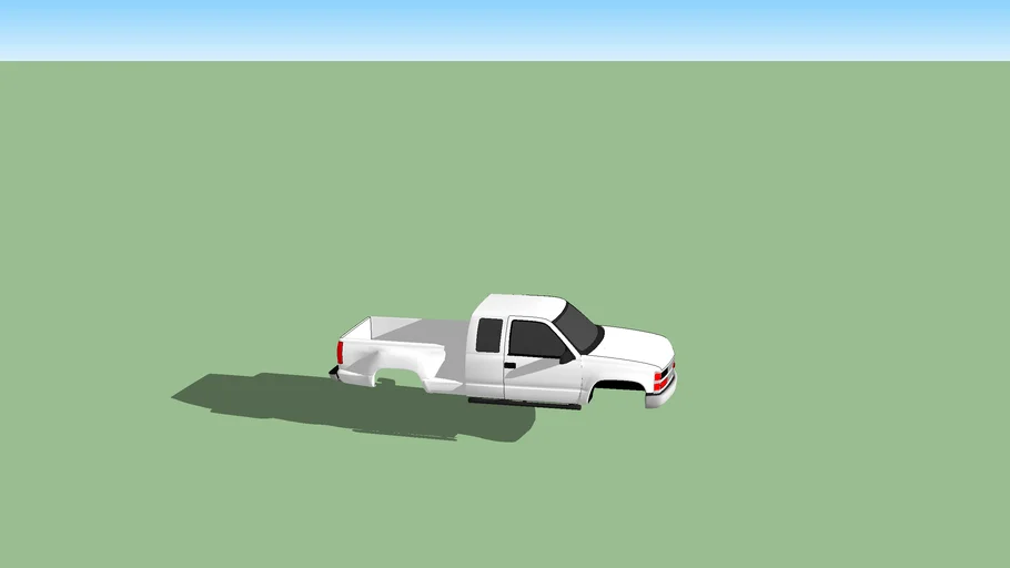 chevy 3500 stepside body WIP | 3D Warehouse